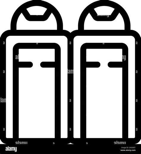 Two Public Toilet Stalls Are Shown With Doors Closed Representing A