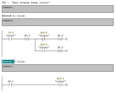 Belajar Listrik Dan Otomasi Manual Toggle Flip Flop Dengan PLC Siemens