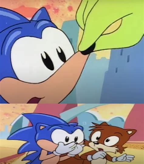 Aosth Sonic Nose Pulling Scene Screenshots By Sweetheart1012 On Deviantart