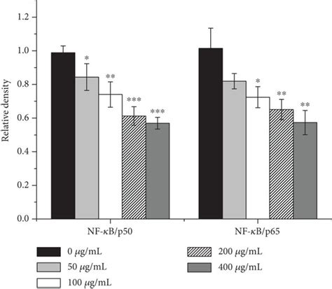 Expression Of Tlr4nf κb Signaling Pathway Protein In Eca109 Cells A