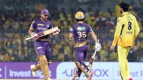 Csk Vs Kkr Ipl Match Result রান তাড়ায় দুই বাঁ হাতি ব্যাটারের