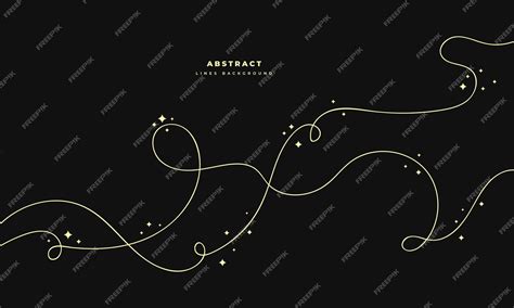 Premium Vector Wavy Thin Line Background Template Copy Space For Poster Banner Leaflet