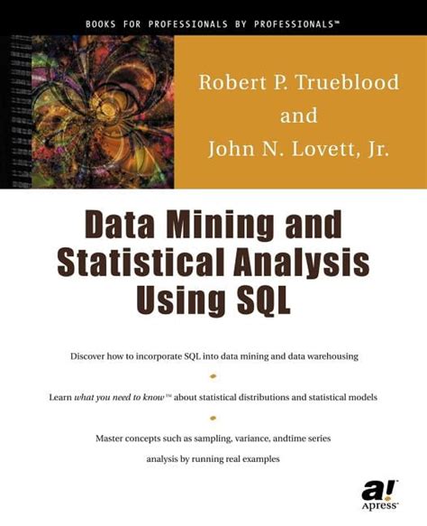 data mining and statistical analysis using sql paperback