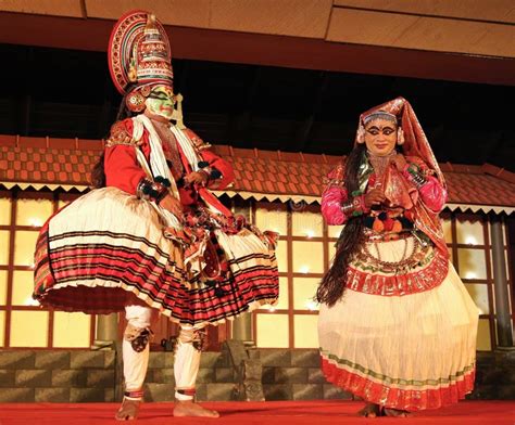 Kathakali Traditional Dancing Of Indian Kerala Classical Dance