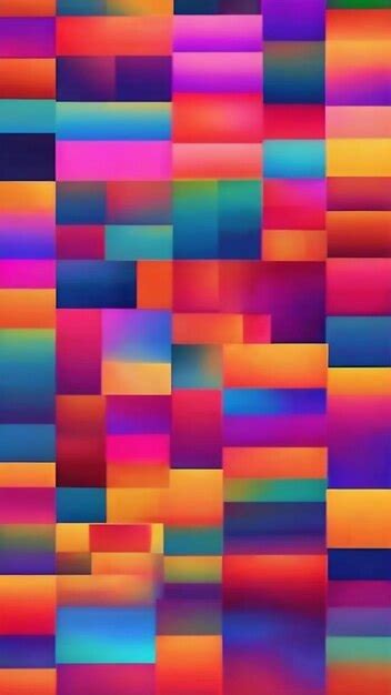 Gradiente De Fondo Simple Gradiente De Colores Brillantes Dispuestos En
