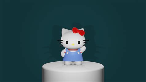 Stl File Hello Kitty 👋・3d Printable Model To Download・cults