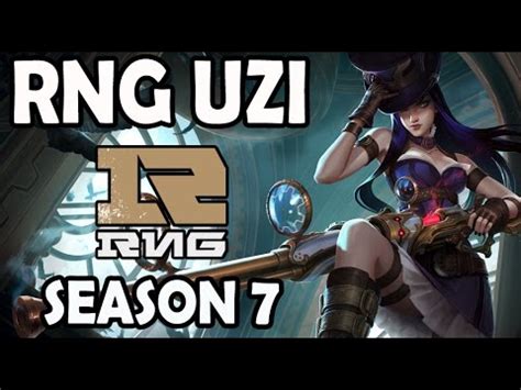 RNG Uzi Caitlyn Vs Xayah ADC Rank Challenger Korea YouTube