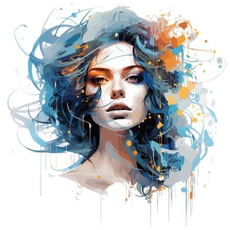 Premium Vector Illustrationofawomanwithacomplexvector