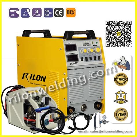 Rilon Mig 400 Amps I Moduler Igbt Arc Welding Machine Inverter