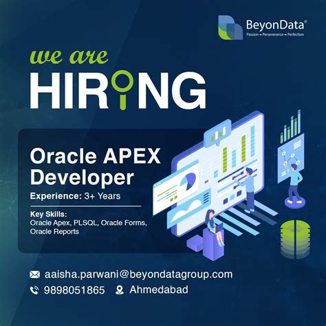 hiring oracleapex oracledeveloper techjobs ahmedabadjobs