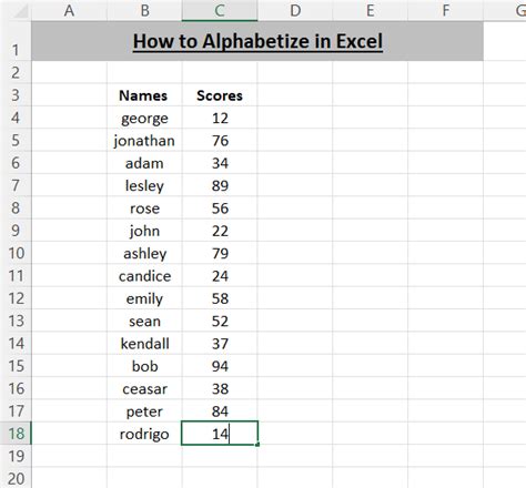 How To Alphabetize In Excel Easy Methods