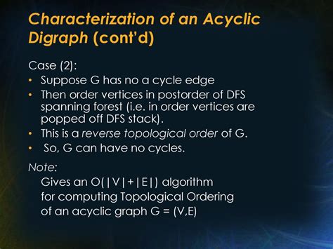 Graph Algorithms Using Depth First Search - ppt download