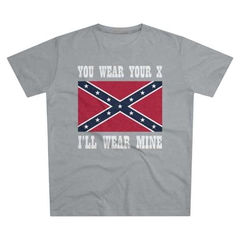 Dixie Flag T Shirt Revolt Noir