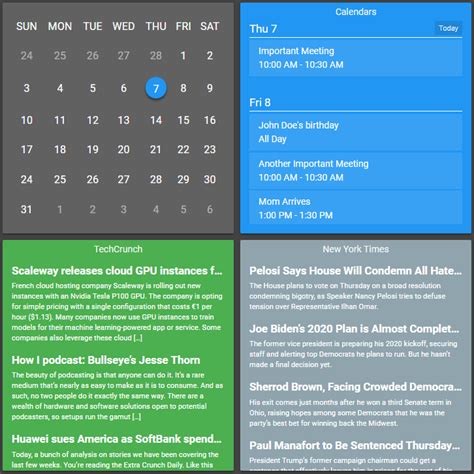 Calendar And News Feed Tiles Announcements Sharptools Community