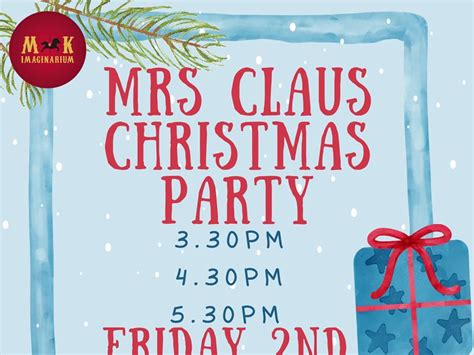 Mrs Claus Christmas Party At The Number 1 Bead Shop Paisley Whats