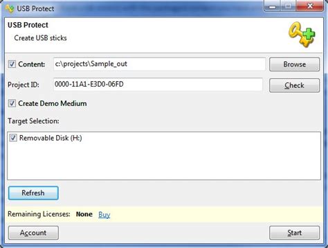 USB Stick Software Copy Protection And License Control