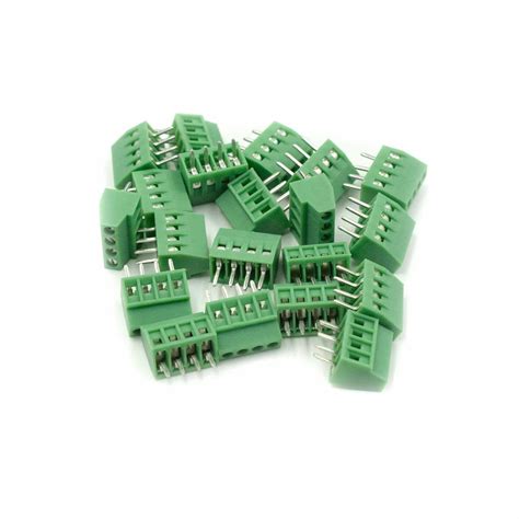4 Pin 254mm Terminal Block 4 Pin 254mm Pitch Pluggable Screw Terminal