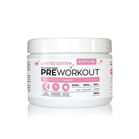 Bodylab Pre Workout 200 G Raspberry Candy