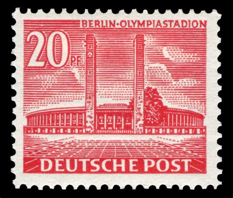 DBPB 1953 Berliner Bauten Briefmarken Jahrgang 1953 Der Deutschen