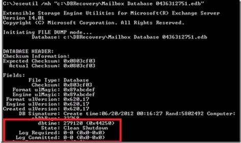 Recovering An Exchange Database With Missing Log Files And Avoiding Dirty State Backup