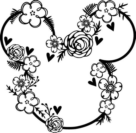 Aloha Mickey Mouse Sticker Mickey Mouse Tattoos Mouse Tattoos Silhouette Cameo Crafts