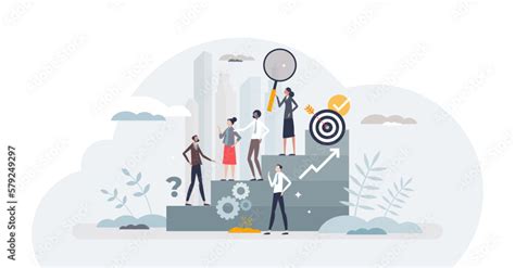 Onboarding Process As Workplace Welcoming And Training Tiny Person Concept Transparent