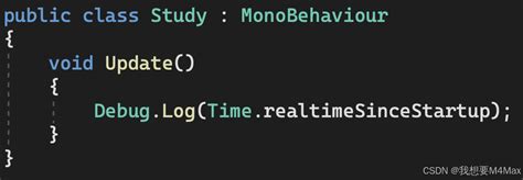 unity类库 time类 24个变量 详细解释 unity time类 csdn博客