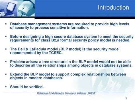 Ppt Formal Specification And Verification Of An Extended Security Model For Database Systems