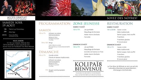 Pow Wow Prog 2017 Final Final Conseil Des Abénakis De Wôlinak
