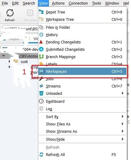 Perforce — Perforceでワークスペースを削除する方法（p4vを使用）？