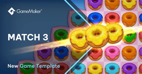 make a puzzle game with match 3 game template gamemaker