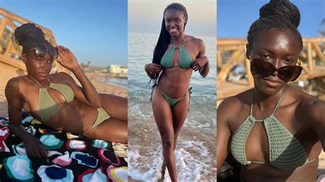 Rinsola Babajide Super Falcons Star Shows Off Curves In Bikini Pulse