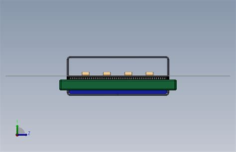 Sd卡读卡器solidworks 2018模型图纸下载 懒石网