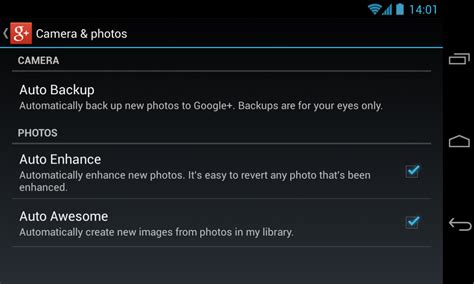 Turn Off Auto Backup In Google Plus Android App In A Minute Android Flagship