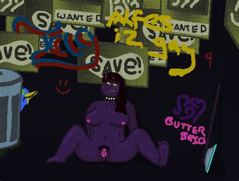 Rule 34 Alley Alleyway Axe Brown Hair Butterbrick Deltarune Dragon Foot Fetish Graffiti