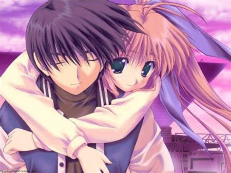Catharine Mphee Chibi Anime Couples Hugging