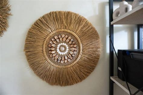 Coastal Raffia Hanging Round Seagrass Bali Art Seagrass Etsy In 2022