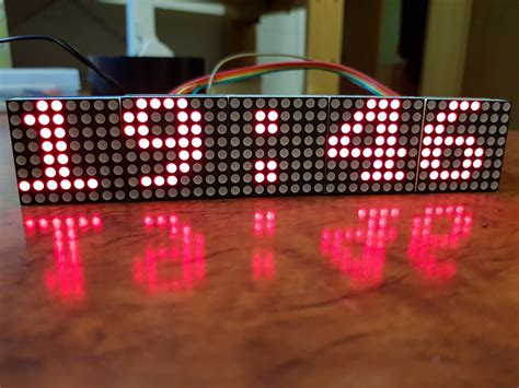 Gallery ESP MAX Dot Matrix Display As MQTT Client Hackaday Io