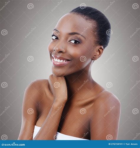 Her Smile Lights Up The Room Portrait Of A African American Woman