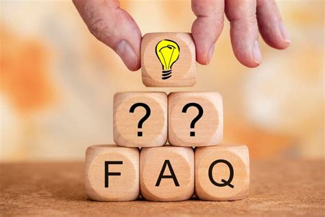 Premium Photo Frequently Asked Questions Printed On Wooden Cubes