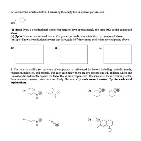 Solved The Pkas Can Be Found In Any Standard Pka Table For