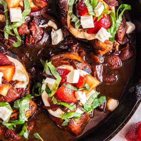 Strawberry Balsamic Chicken Recipe Easy Chicken Recipes