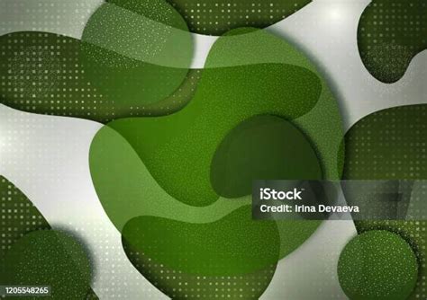 잘라낸 종이 동적 색깔의 모양 원 작은 입자의 엠보싱 레이어 하프톤 텍스처 물결 모양기하학적 모양입니다 웹 사이트 표지 브로셔 배너용 템플릿 0명에 대한 스톡 벡터 아트 및