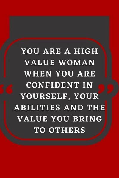 High Value Woman Quotes