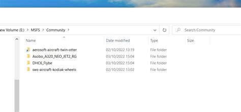 Community Folder Confusion Aircraft And Systems Microsoft Flight