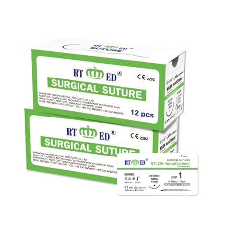 Surgical Suture Nylon Suture Disposable Medical Products Suture And