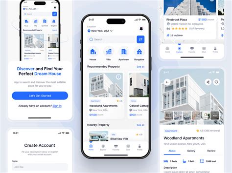 Real Estate Mobile App Uiux Design Figma App Designer