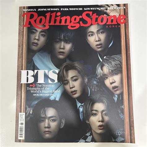 Bts Rolling Stones Magazine June 2021 Edition Bts Depop