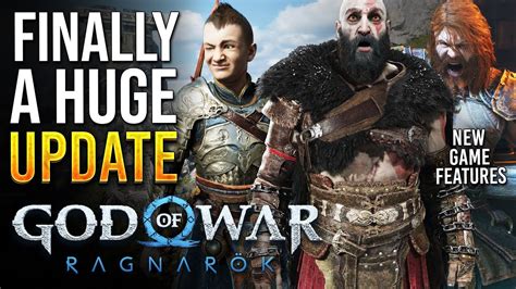 God Of War Ragnarok Update Brings New Features Bad News For Dlc And New