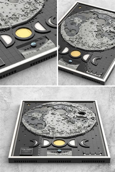 Lego Lunar Poster 2360 Piece Diy Wall Art For Space Enthusiasts